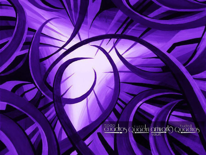 Cuadro Violeta Morado, arte sofisticado.